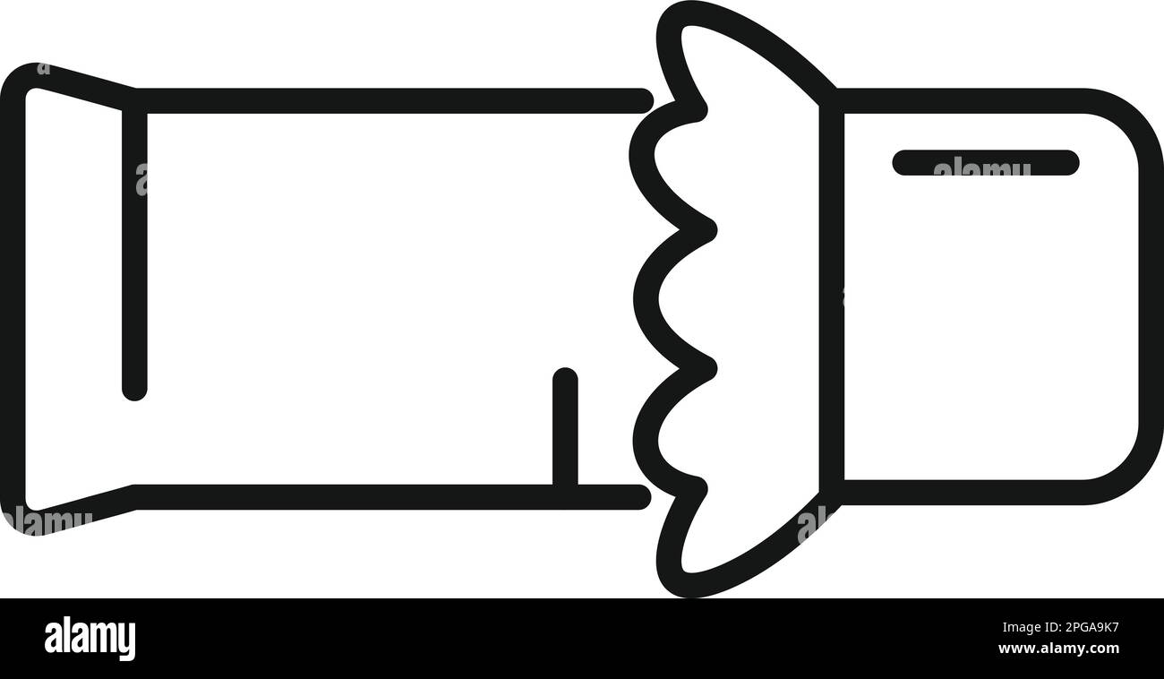 Chocolate stick icon outline vector. Food protein. Fresh vitamin Stock ...