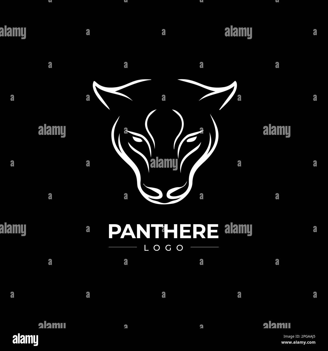 panther head dotwork tattoo with dots shading, tippling tattoo. Hand ...