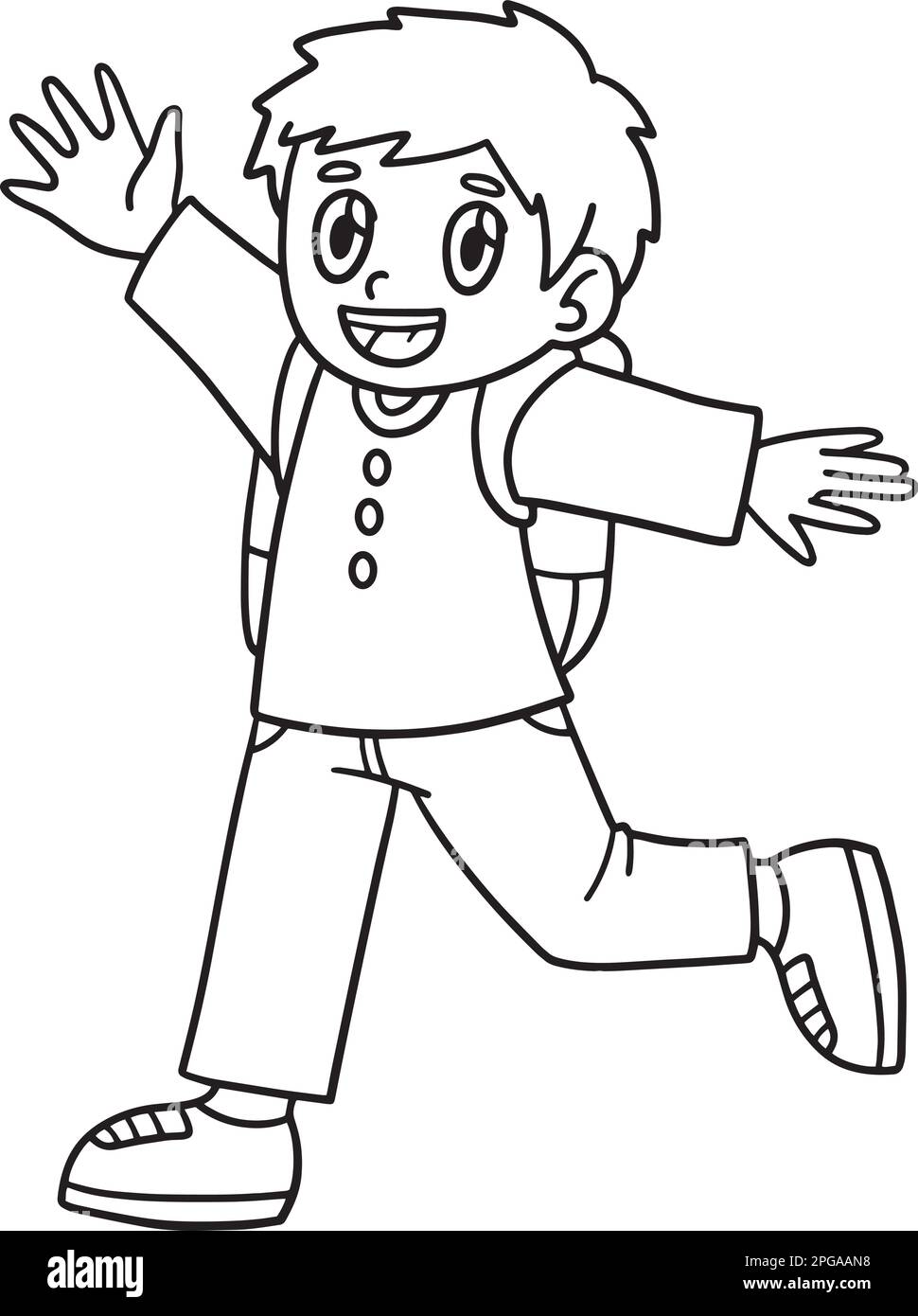 Silhouette teacher coloring page Black and White Stock Photos & Images ...