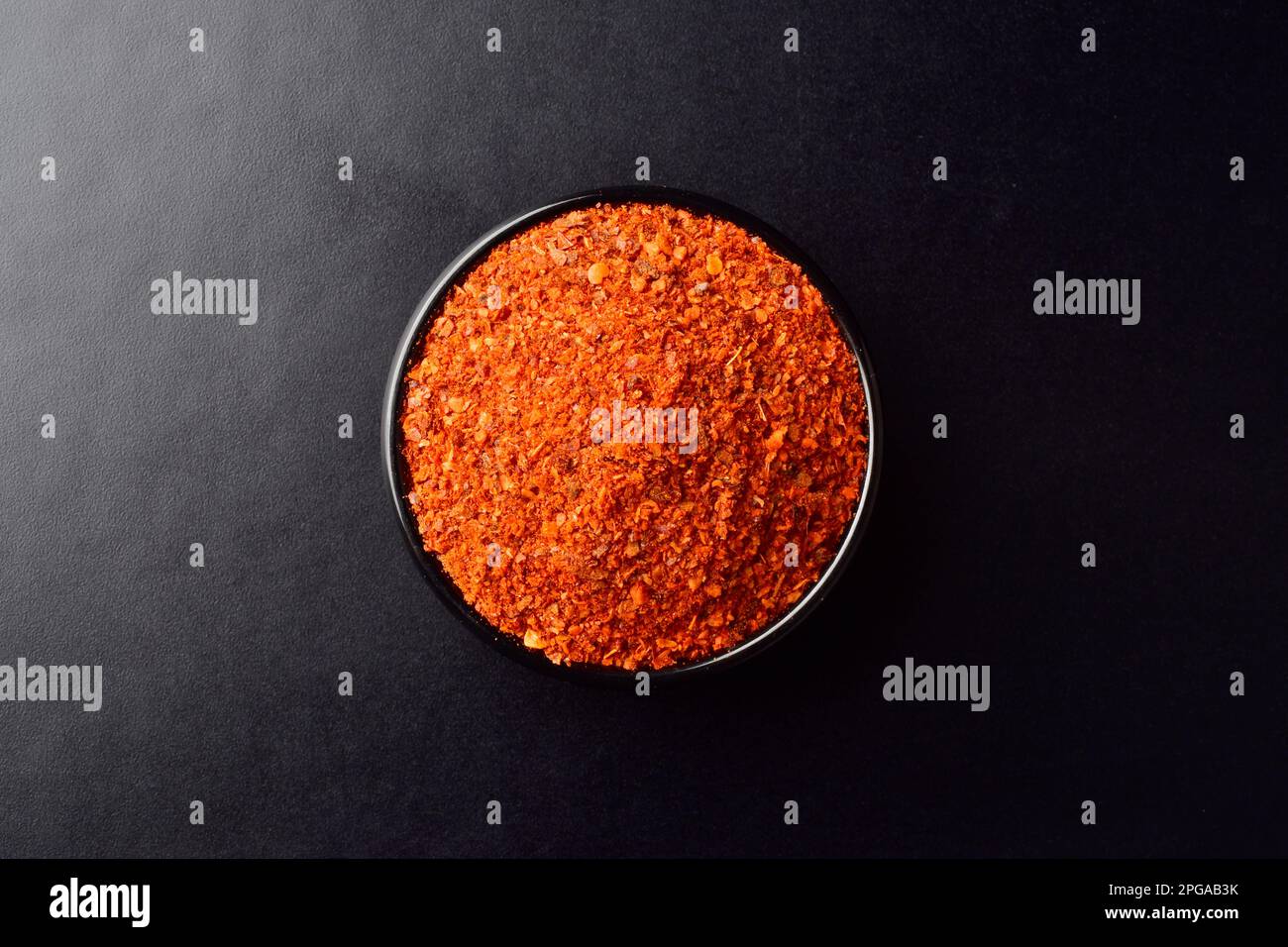 Red chilli powder top view, spicy ingredient Stock Photo - Alamy