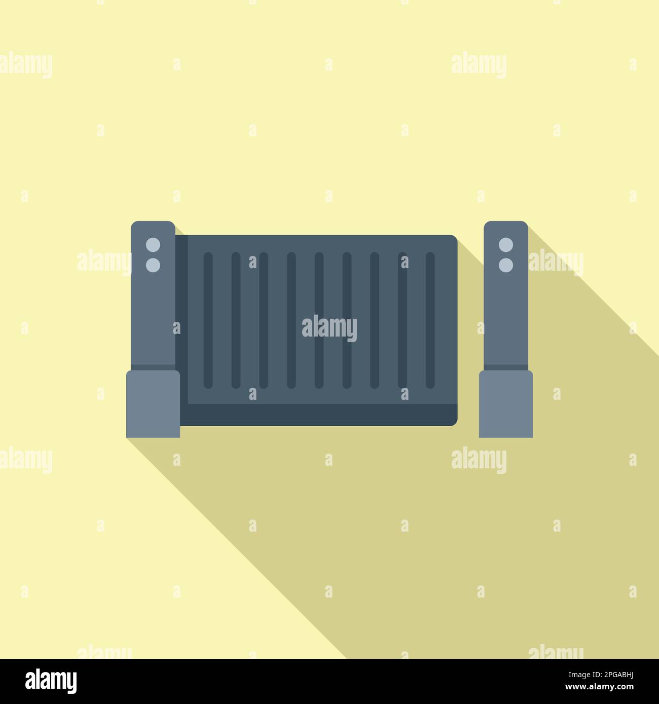 Electronic parking system gate Stock Vector Images - Alamy
