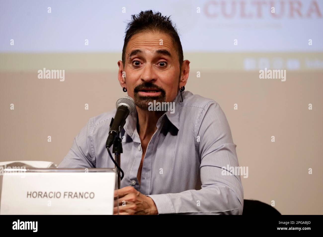 Mexico City, Mexico. 21st Mar, 2023. Flutist and conductor Horacio ...