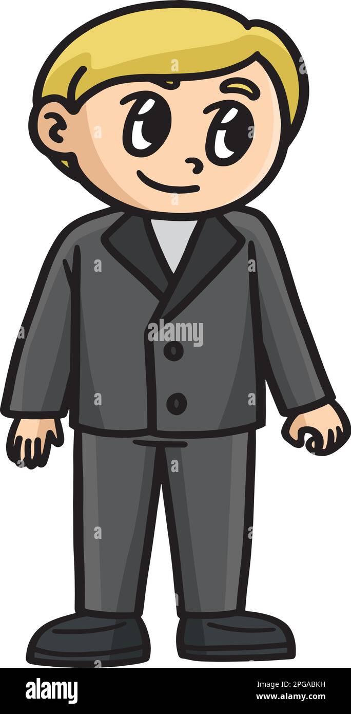 Wedding Groom Cartoon Colored Clipart Stock Vector Image & Art - Alamy