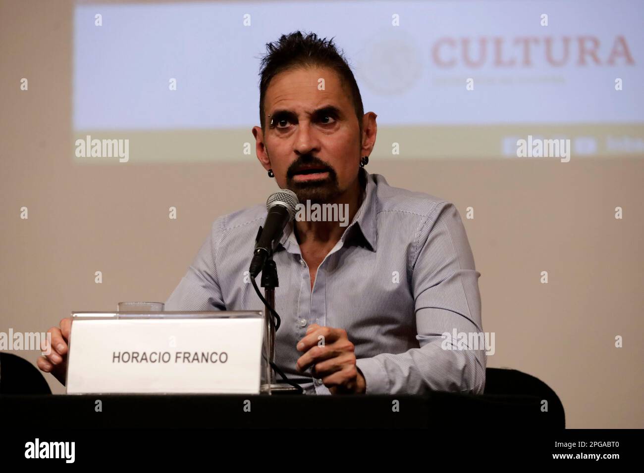 Mexico City, Mexico. 21st Mar, 2023. Flutist and conductor Horacio ...