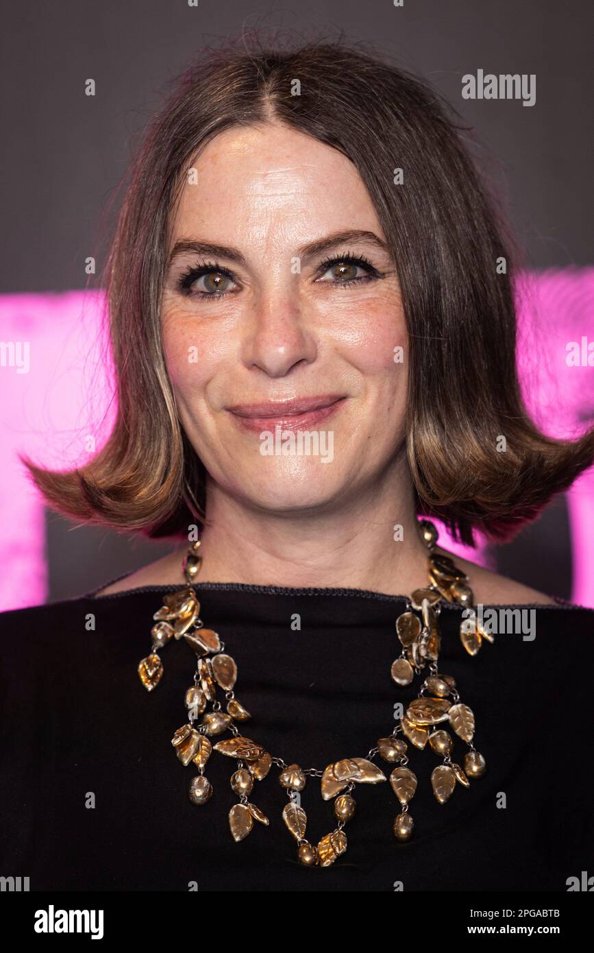 Juliet Cowan poses for photographers upon arrival at the premiere of ...