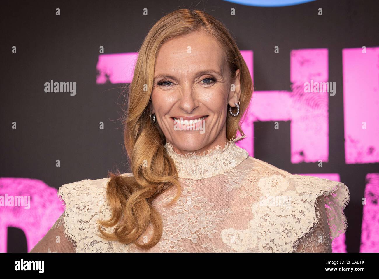 Toni Collette poses for photographers upon arrival at the premiere of ...