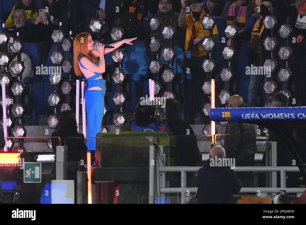 Rome, Italy, 21/03/2023, Noemi Italian singer during the Quarter-finals ...