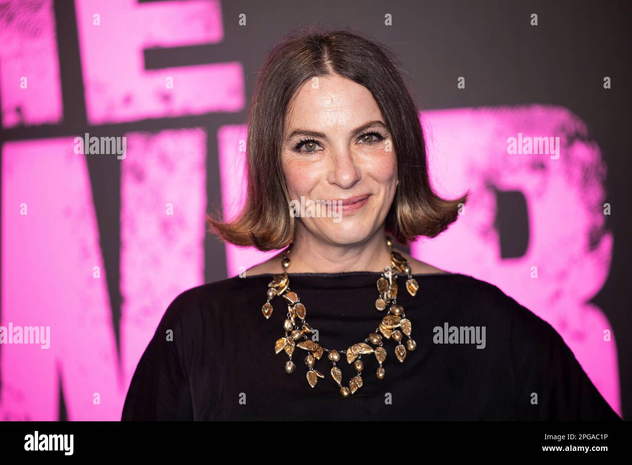 Juliet Cowan poses for photographers upon arrival at the premiere of ...