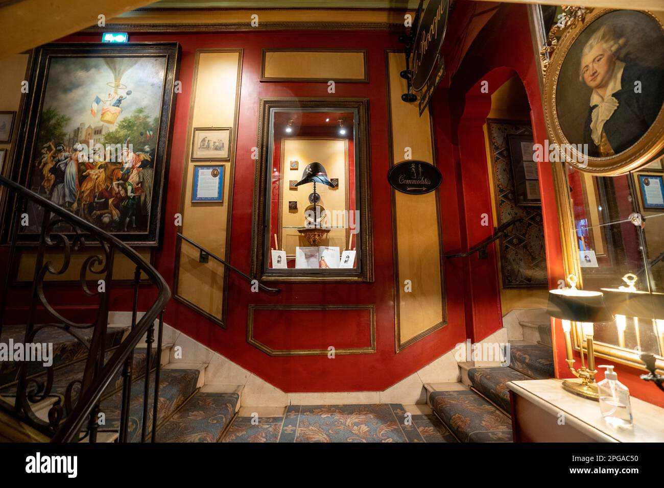 Le Procope Restaurant in Paris, France. The oldest café in Paris in the ...