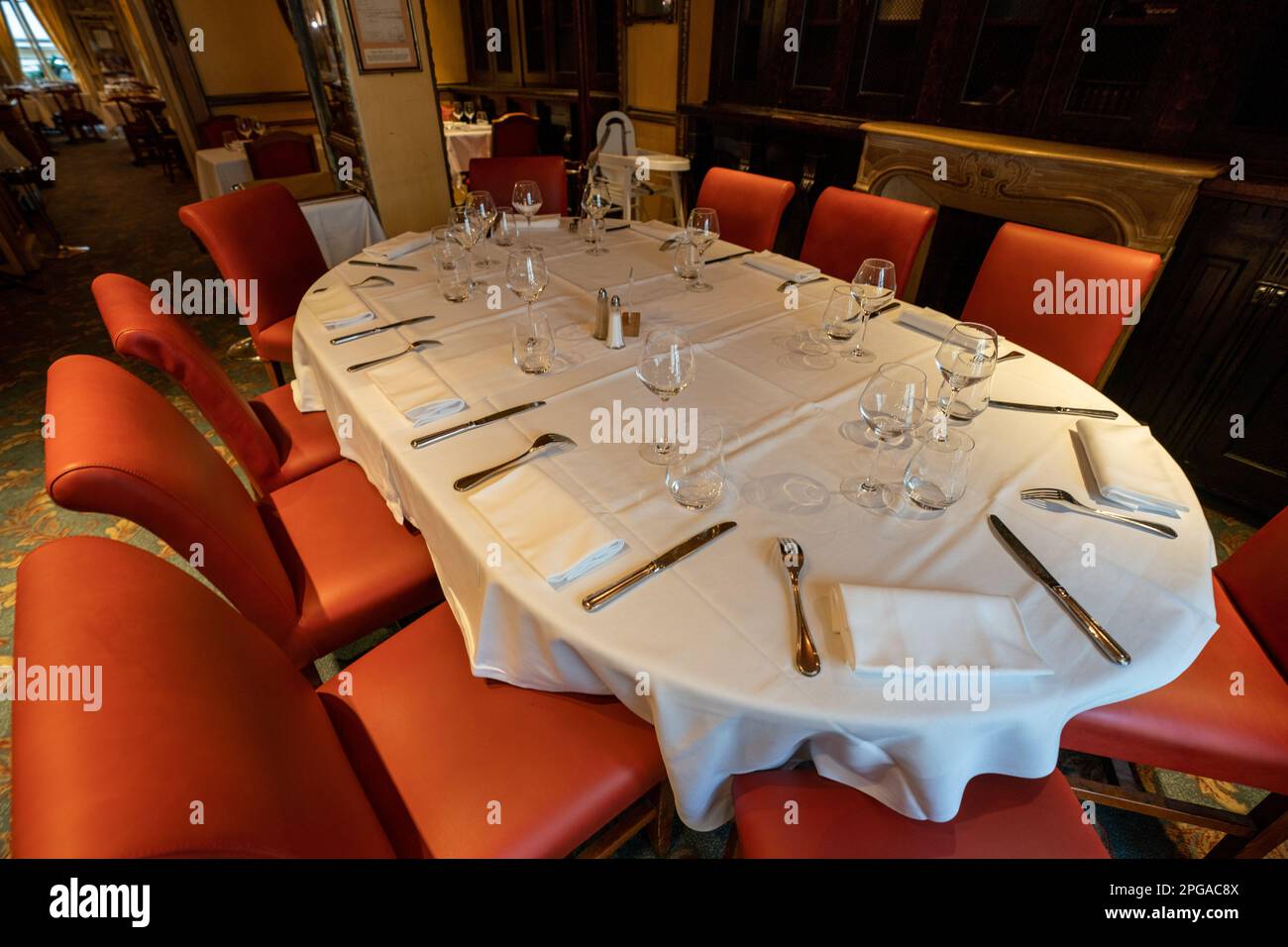 Le Procope Restaurant in Paris, France. The oldest café in Paris in the ...