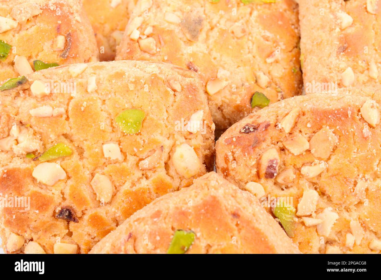 Baked biscuit texture background Stock Photo - Alamy