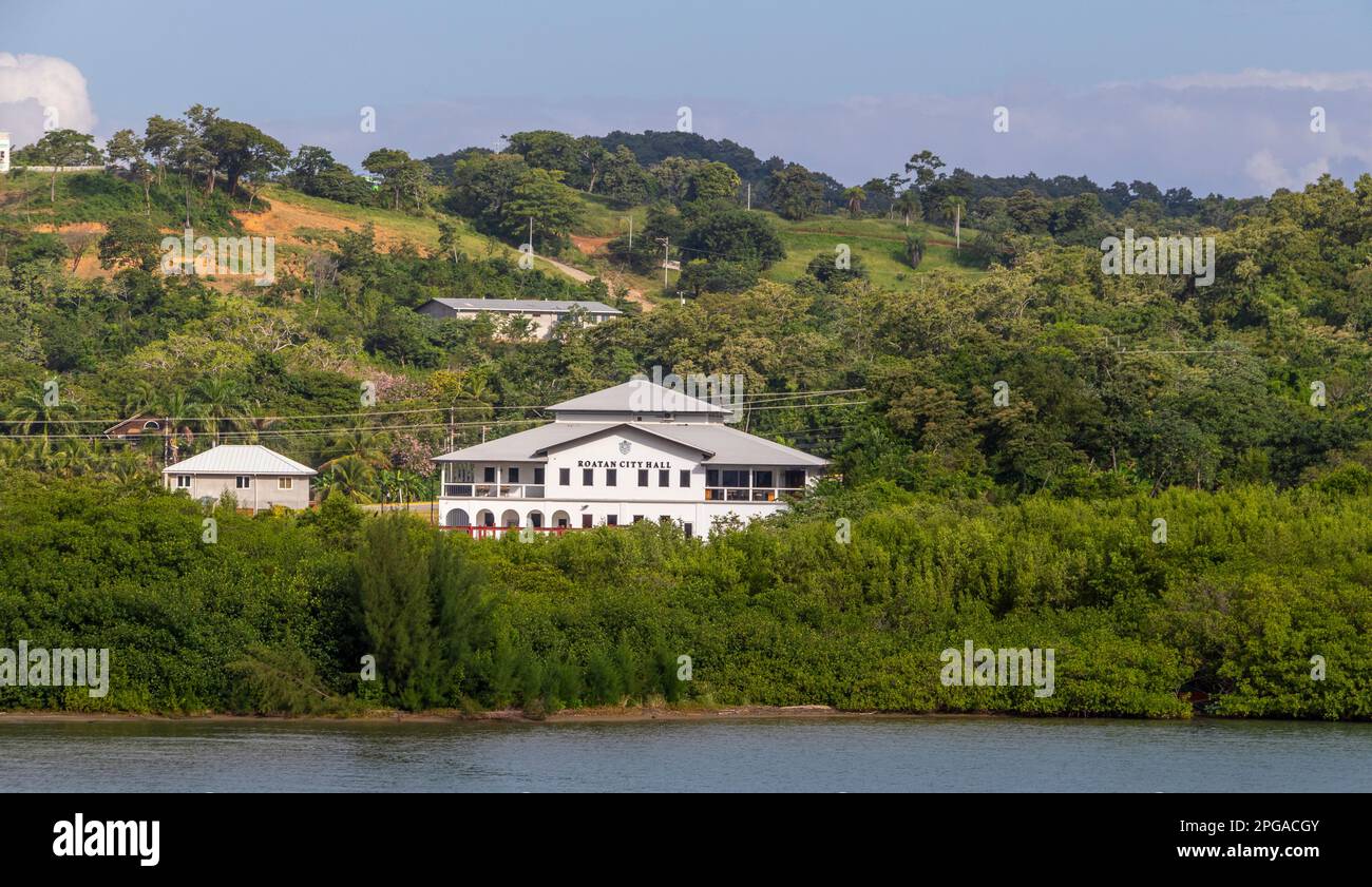 Roatan honduras city hall hi-res stock photography and images - Alamy