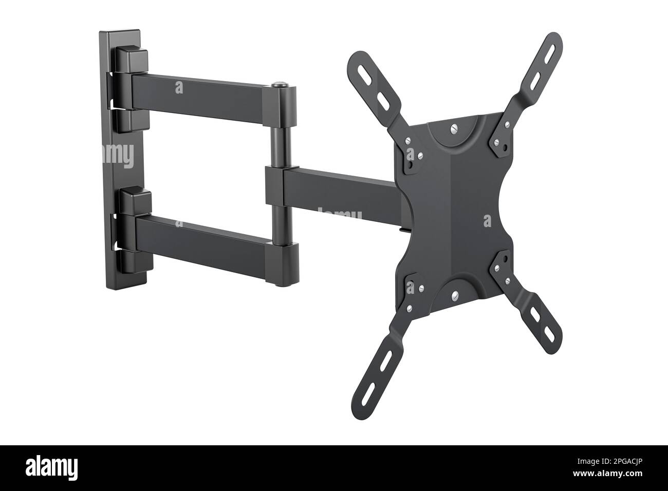 TV or monitor Wall Mount Articulating Arm Bracket, 3D rendering ...