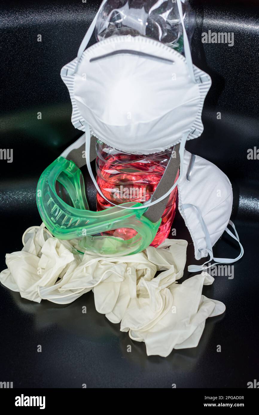 material, such as goggles and gloves, to protect health workers and ...