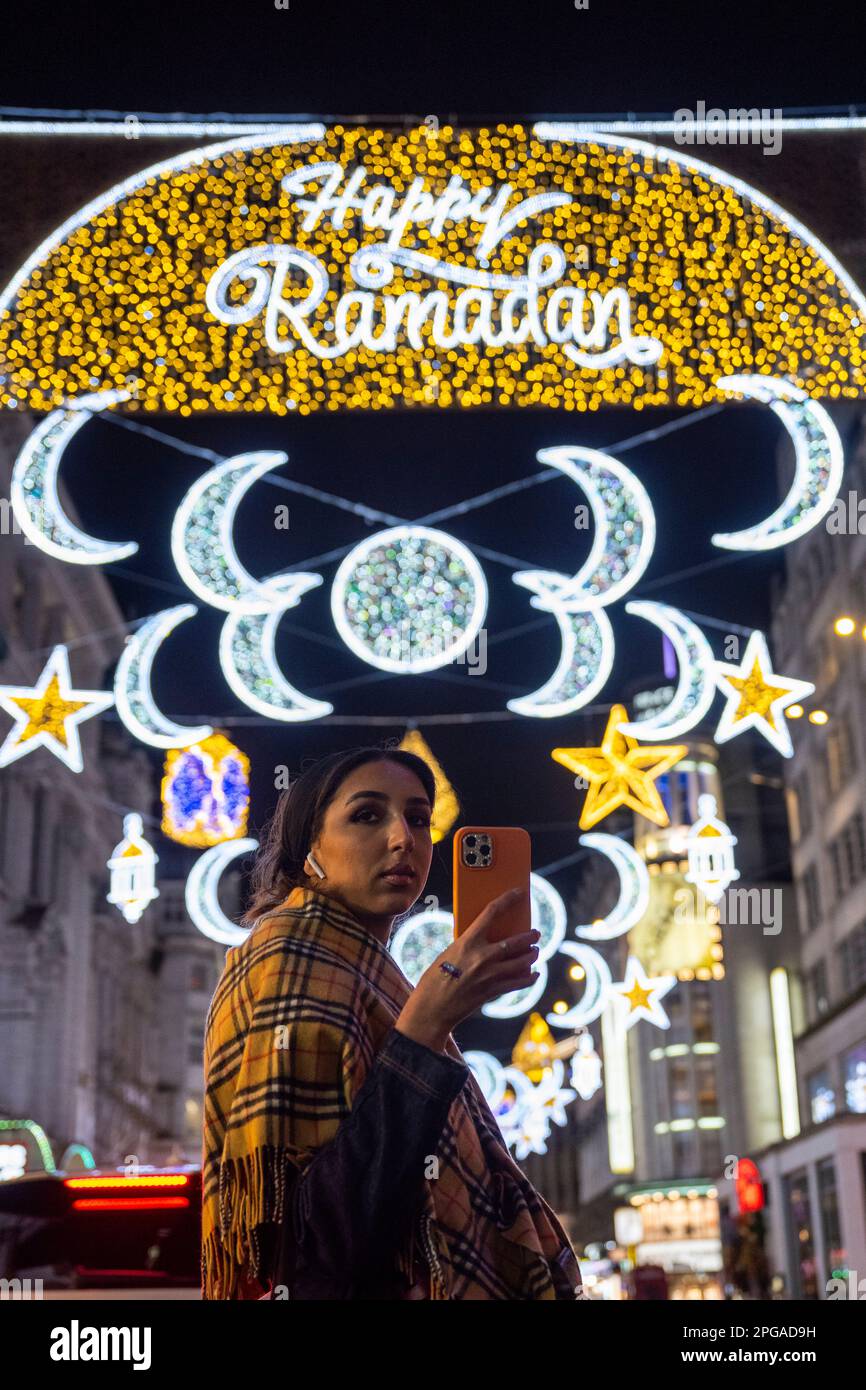 London, UK. 21 March 2023. Members of the public view the first ever ...