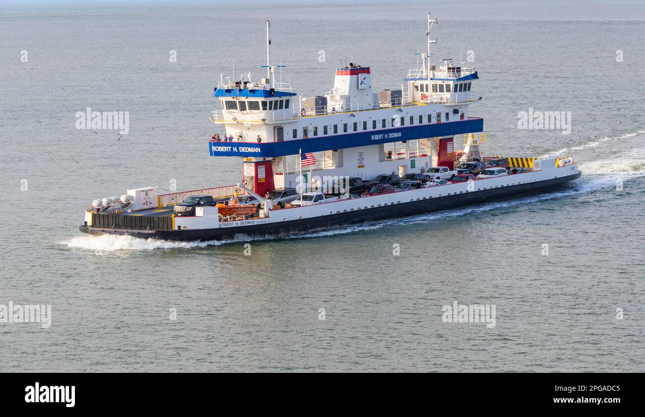 Robert H Dedman Galveston-Bolivar Ferry Boat Stock Photo - Alamy