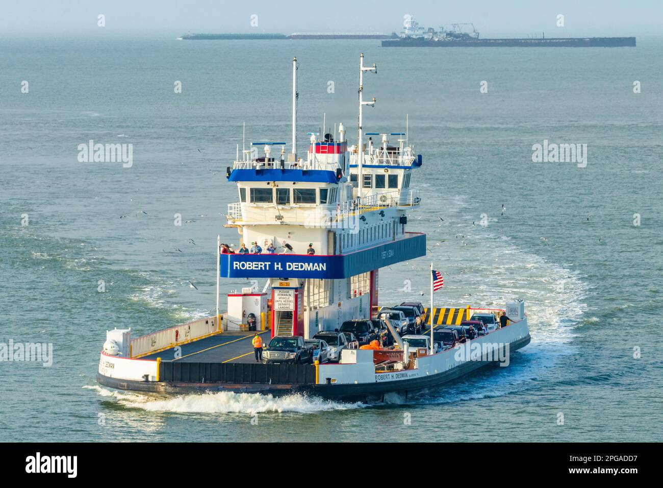 Robert H Dedman Galveston-Bolivar Ferry Boat Stock Photo - Alamy