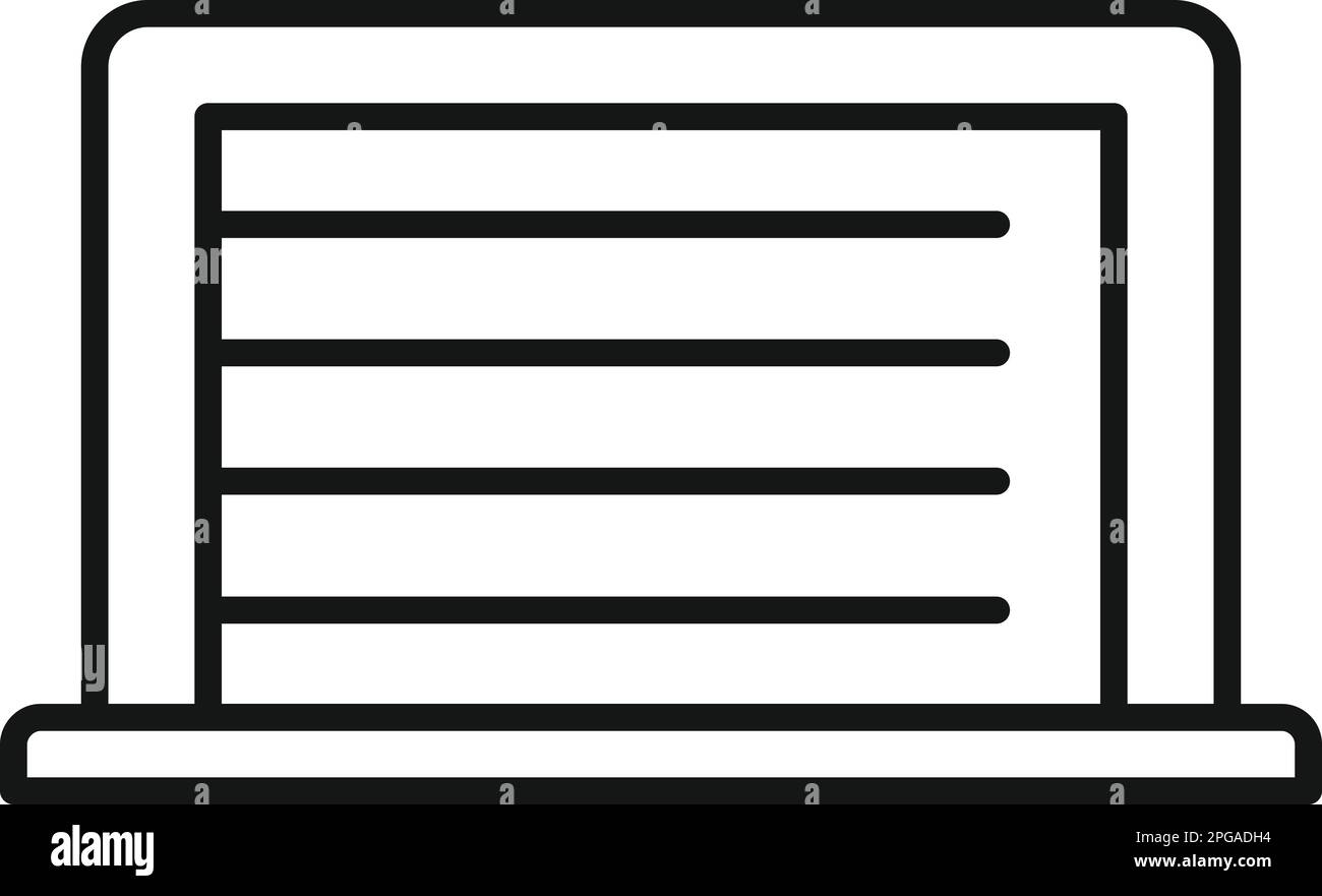 Access gate icon outline vector. Automatic entry. Parking control Stock ...