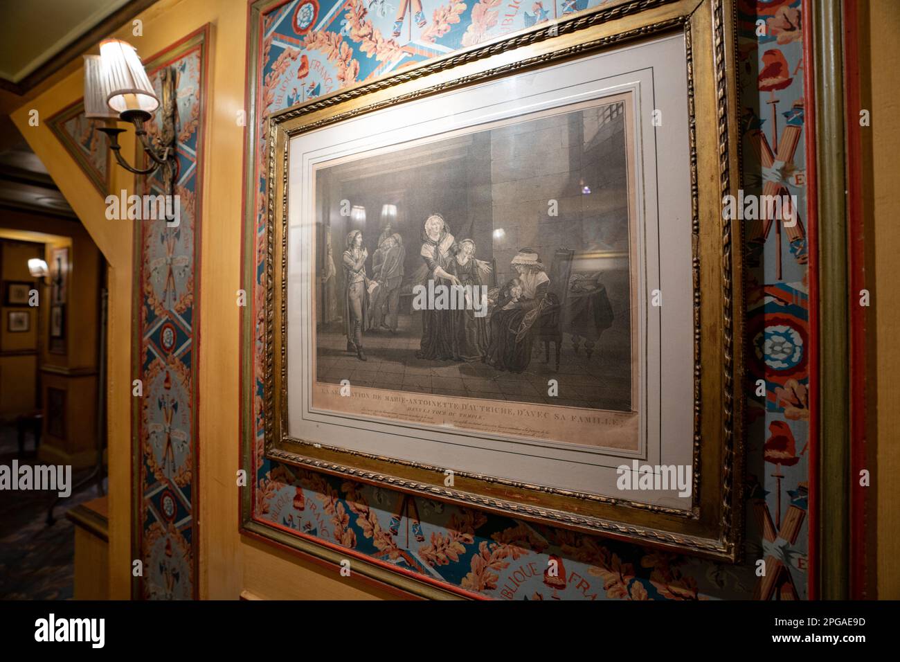 Le Procope Restaurant in Paris, France. The oldest café in Paris in the ...