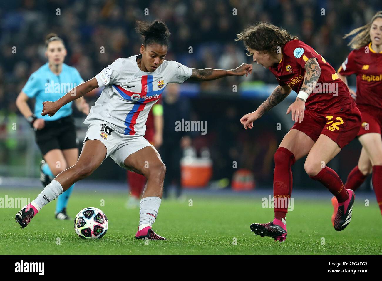 Rome, . 21st Mar, 2023. Rome, Italy 21.03.2023: Geyse (Barcellona ...