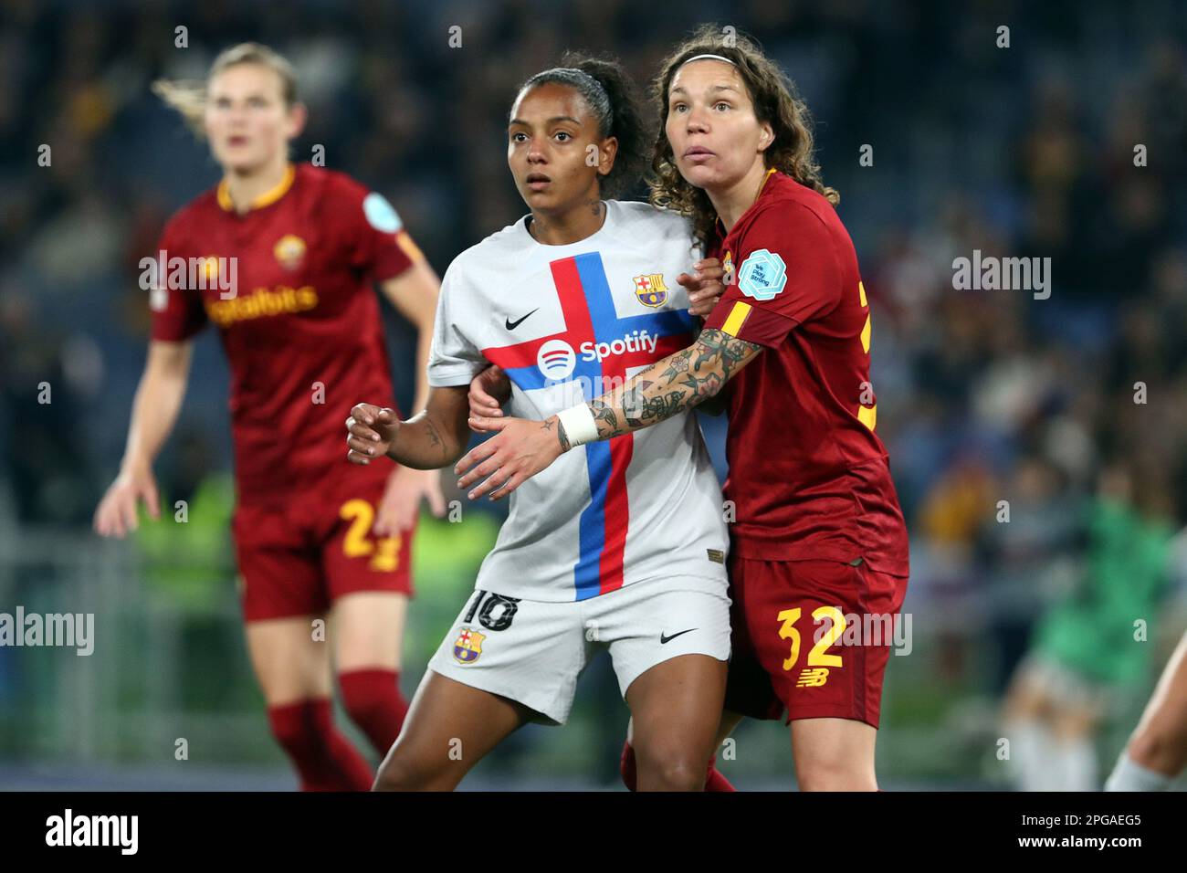 Rome, . 21st Mar, 2023. Rome, Italy 21.03.2023: Geyse (Barcellona ...