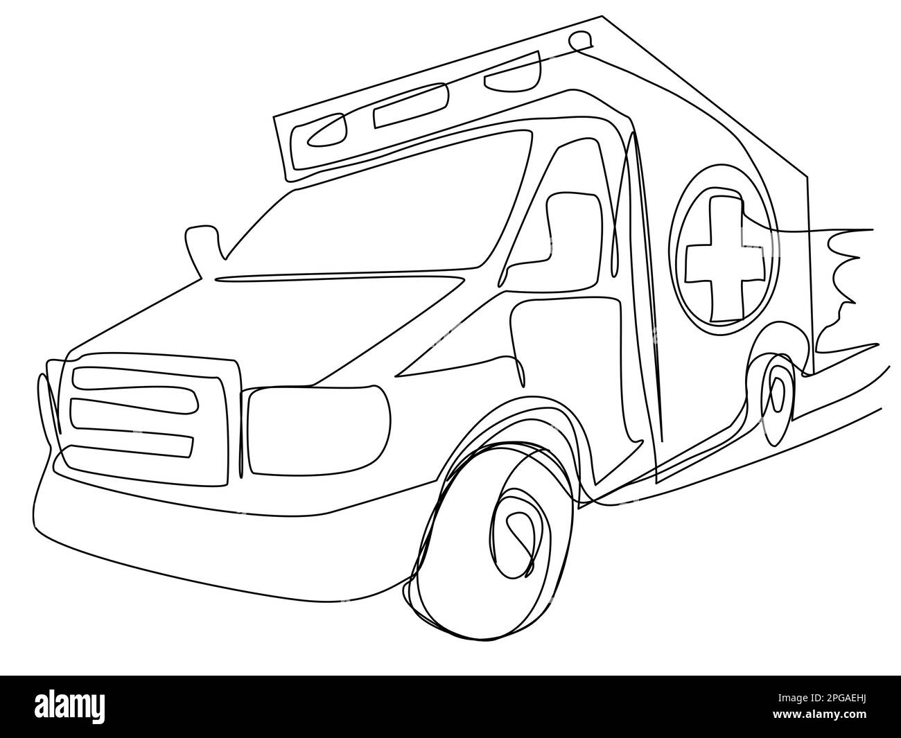 Paramedic sign on ambulance Black and White Stock Photos & Images - Alamy