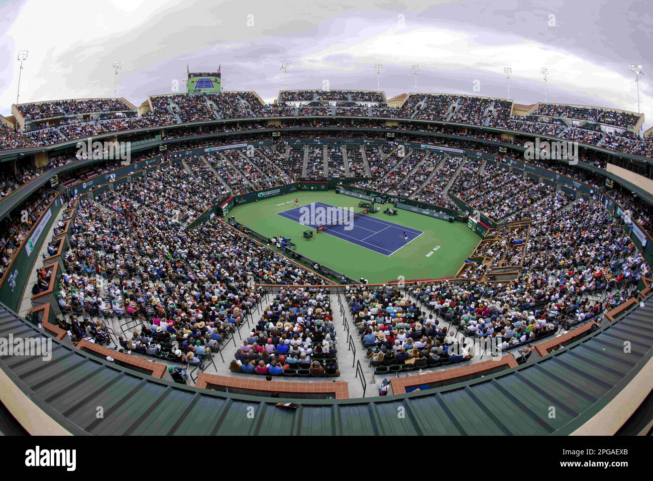 March 19, 2023 General overview of Stadium 1 during the men's final ...