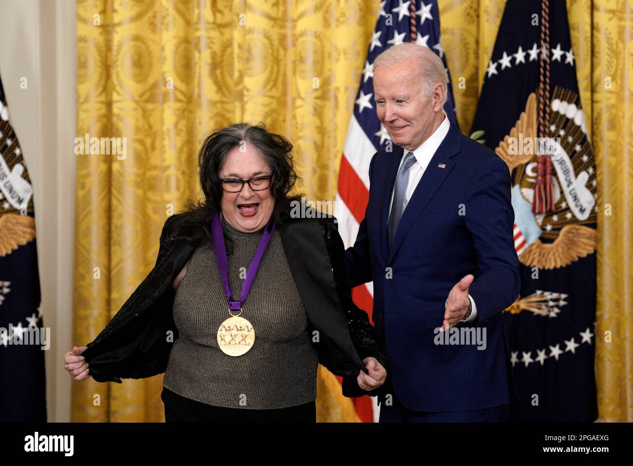 Washington, United States. 21st Mar, 2023. Artist Judith Francisca Baca ...