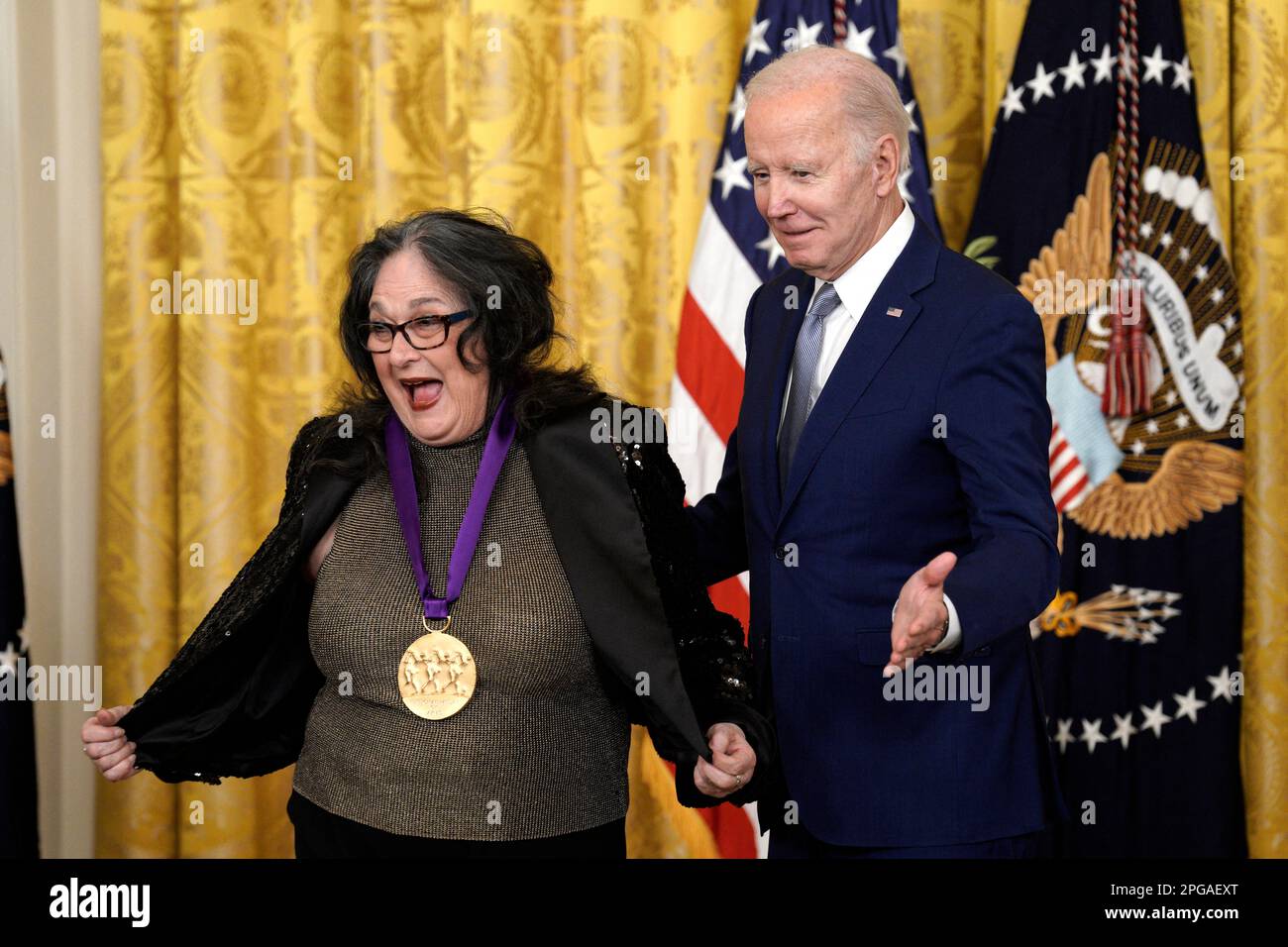 Washington, United States. 21st Mar, 2023. Artist Judith Francisca Baca ...