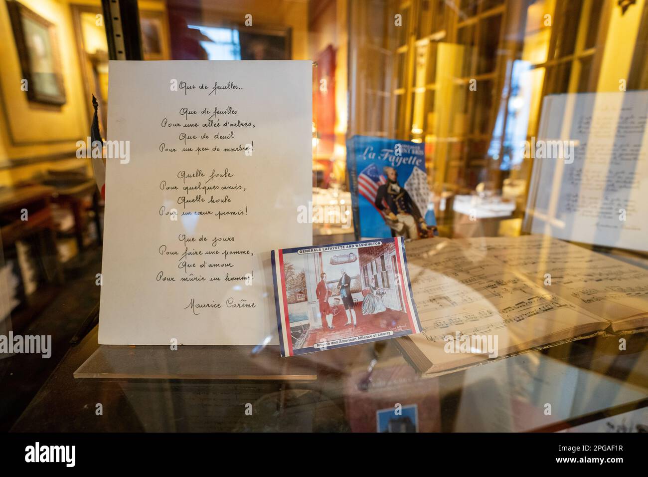 Le Procope Restaurant in Paris, France. The oldest café in Paris in the ...