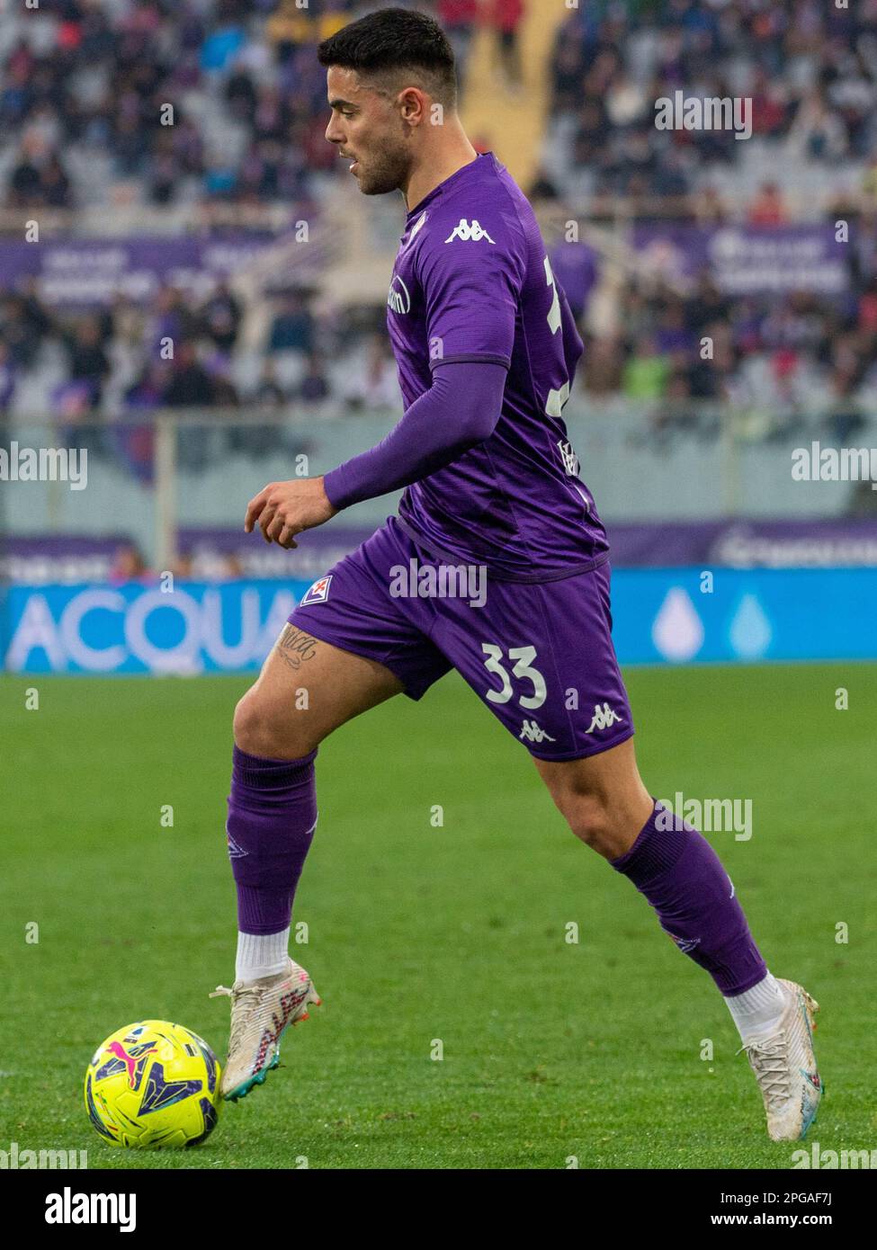 Florence, Italy. 19th Mar, 2023. Sottil Riccardo Fiorentina portrait ...