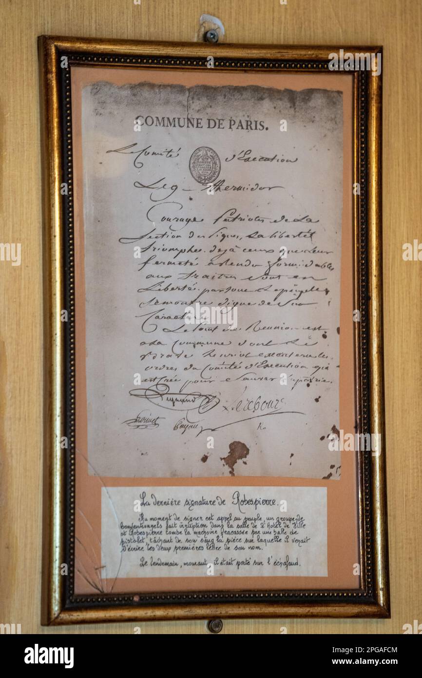 Le Procope Restaurant in Paris, France. The oldest café in Paris in the ...