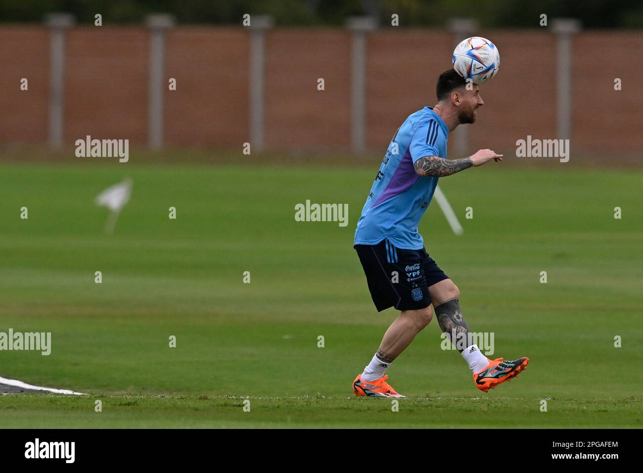ARGENTINA, Buenos Aires, Ezeiza- 21 March 2023: Lionel Messi of ...
