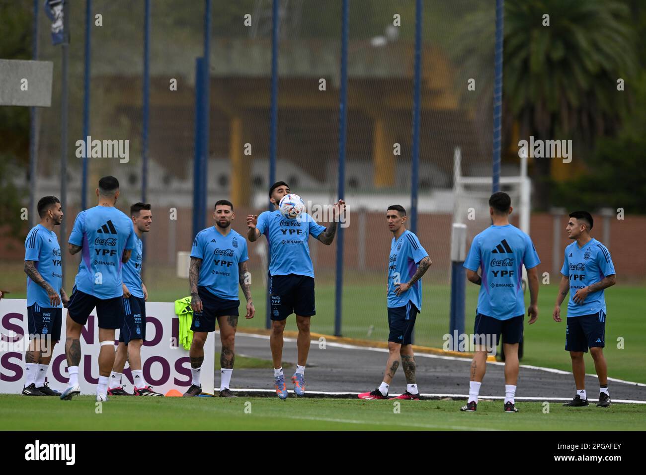 ARGENTINA, Buenos Aires, Ezeiza- 21 March 2023: player of national team ...