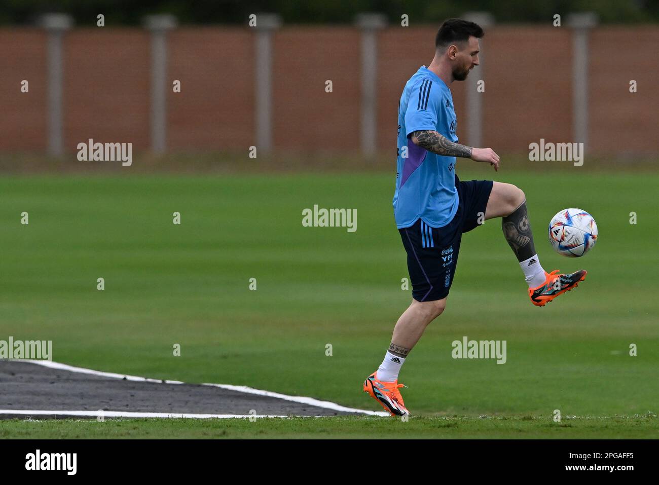 ARGENTINA, Buenos Aires, Ezeiza- 21 March 2023: Lionel Messi of ...