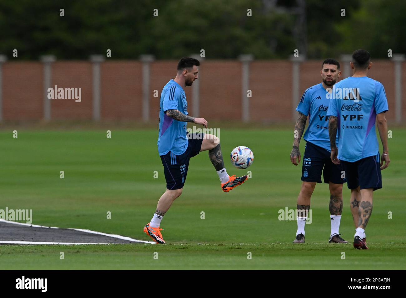 ARGENTINA, Buenos Aires, Ezeiza- 21 March 2023: Lionel Messi of ...