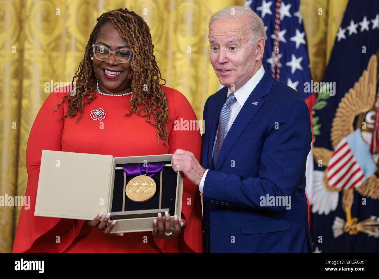 Washington, USA. 21st Mar, 2023. Sabine LaFortune from The Billie ...