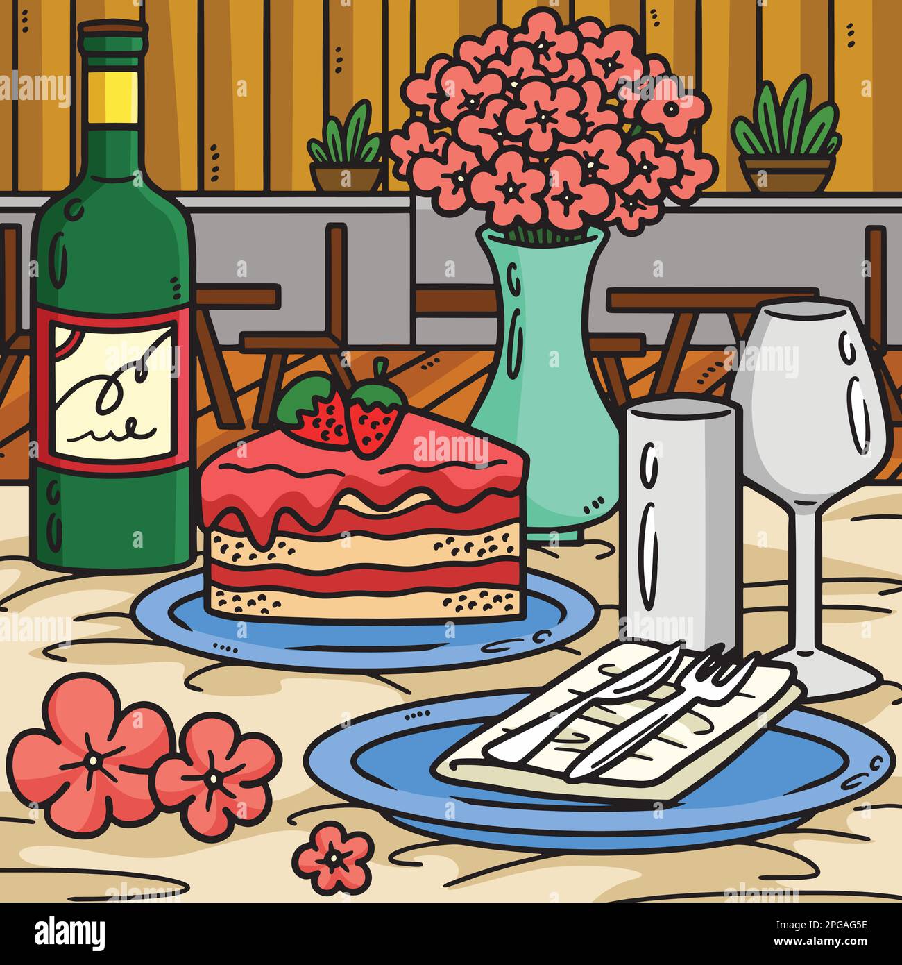 Wedding Reception Cartoon