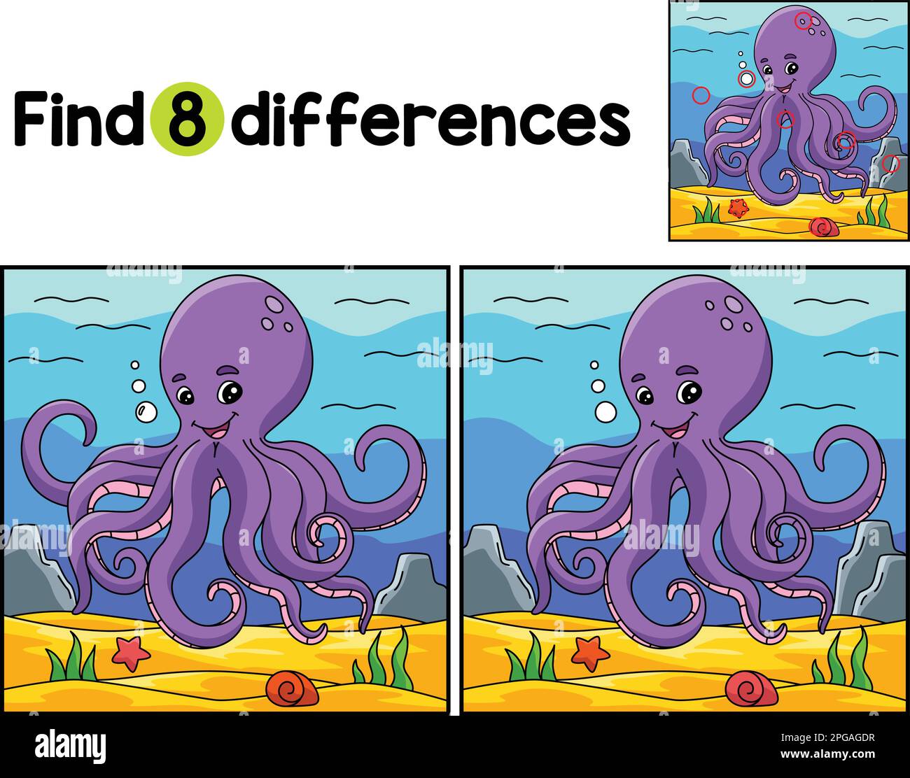 Octopus spot Cut Out Stock Images & Pictures - Alamy