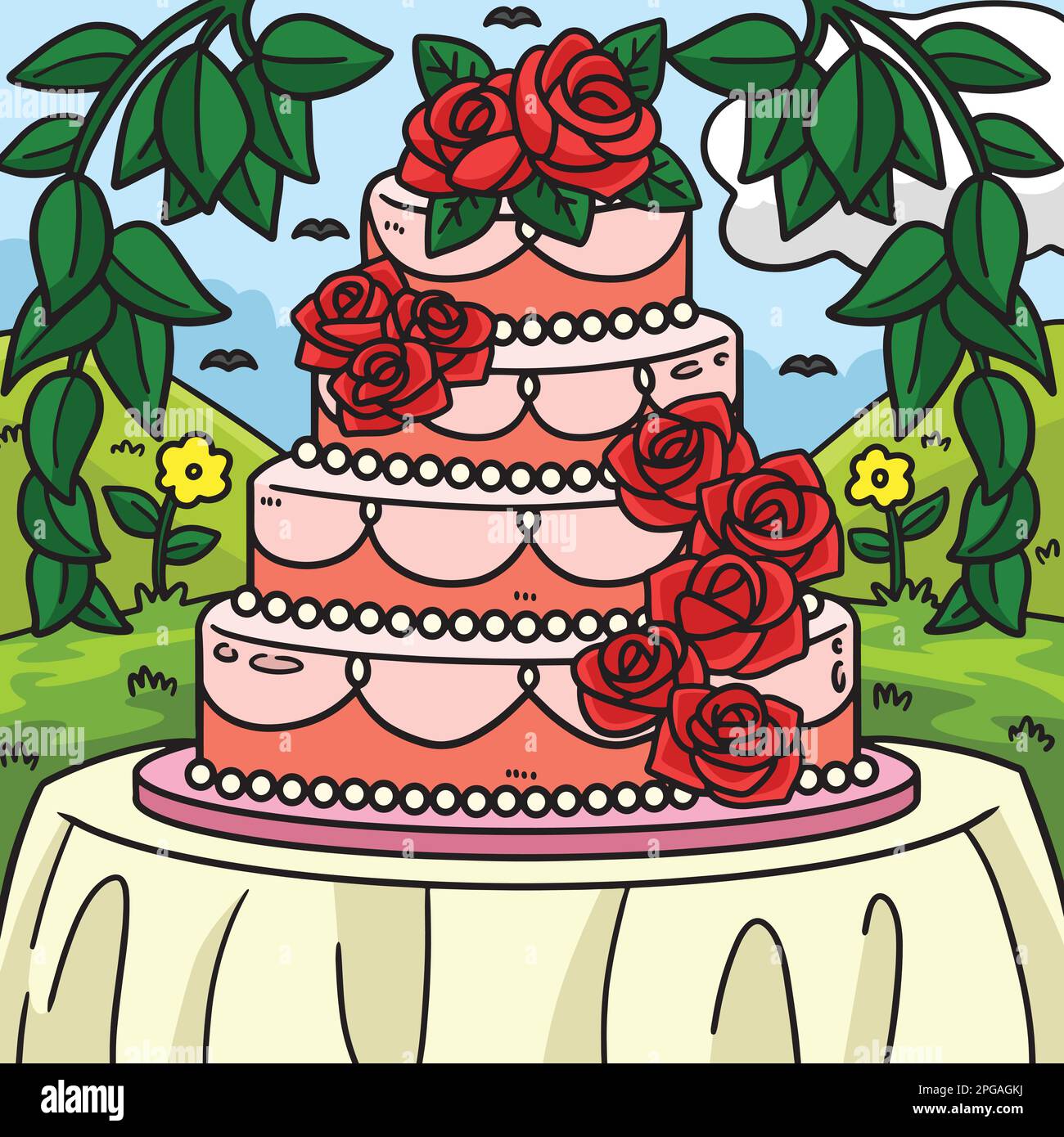 Wedding Cake Clip Art Drawings