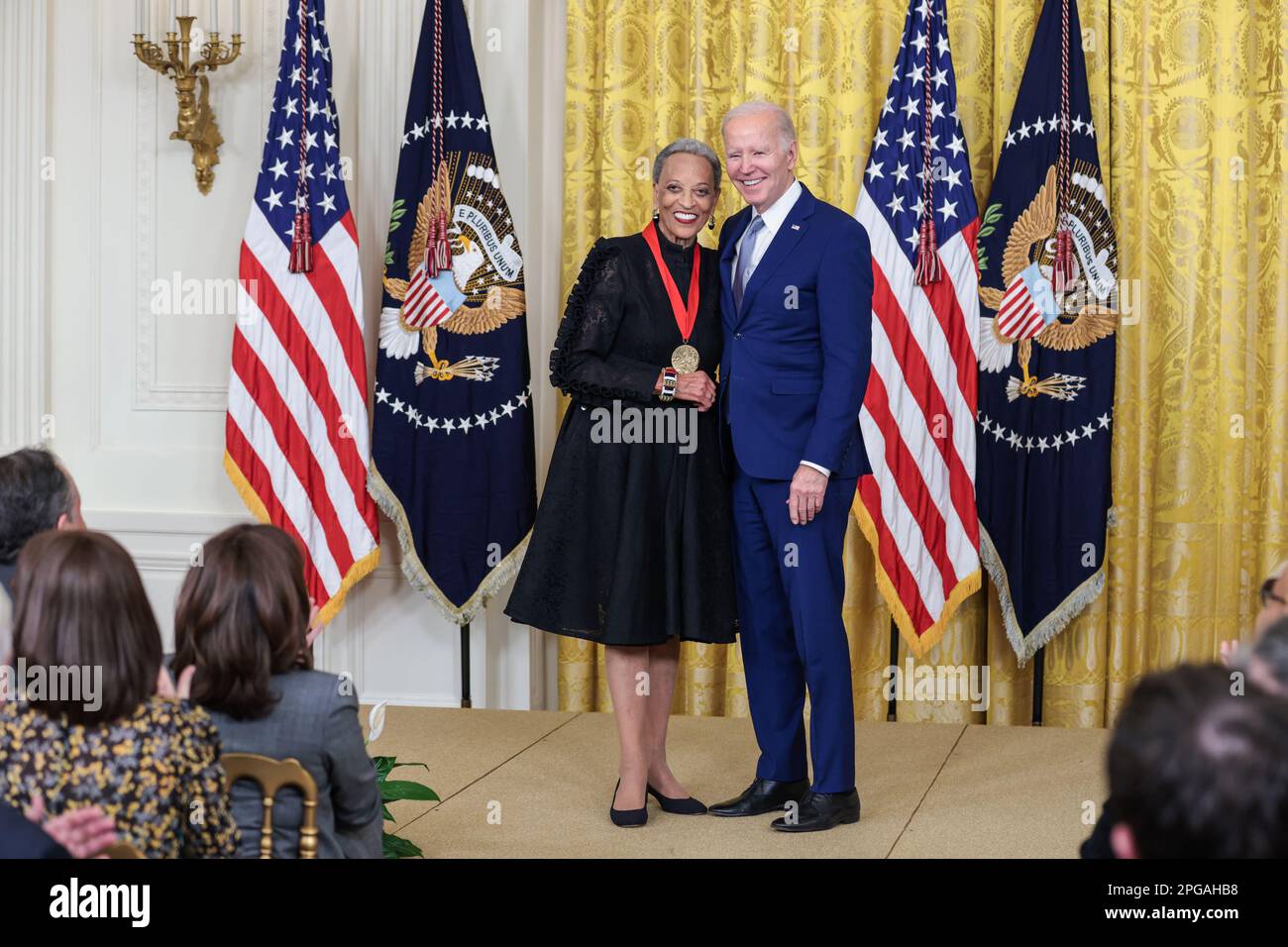 Washington, USA. 21st Mar, 2023. Johnnetta Betsch Cole on stage with ...