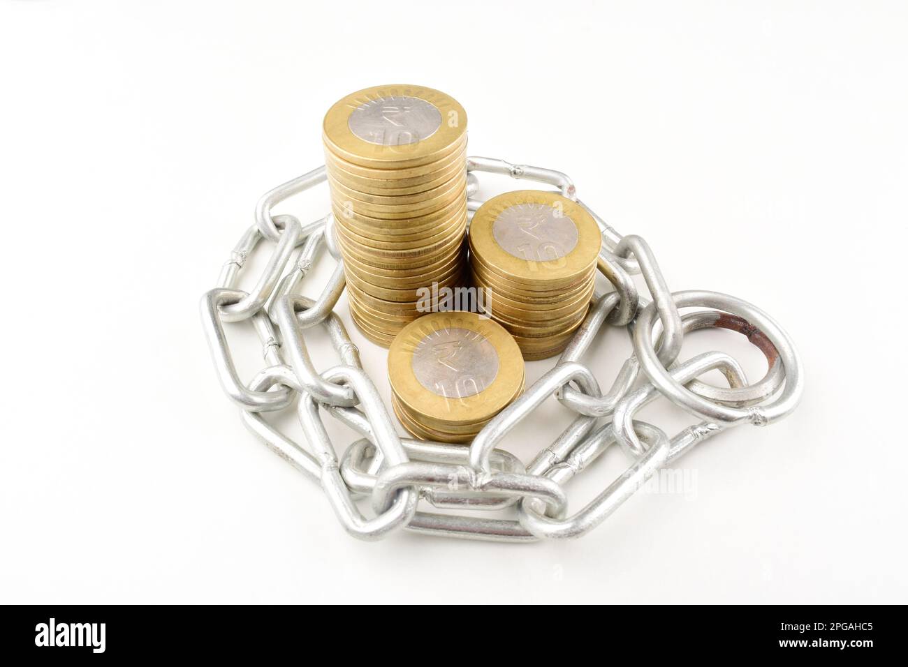 Indian money and chain hi-res stock photography and images - Alamy