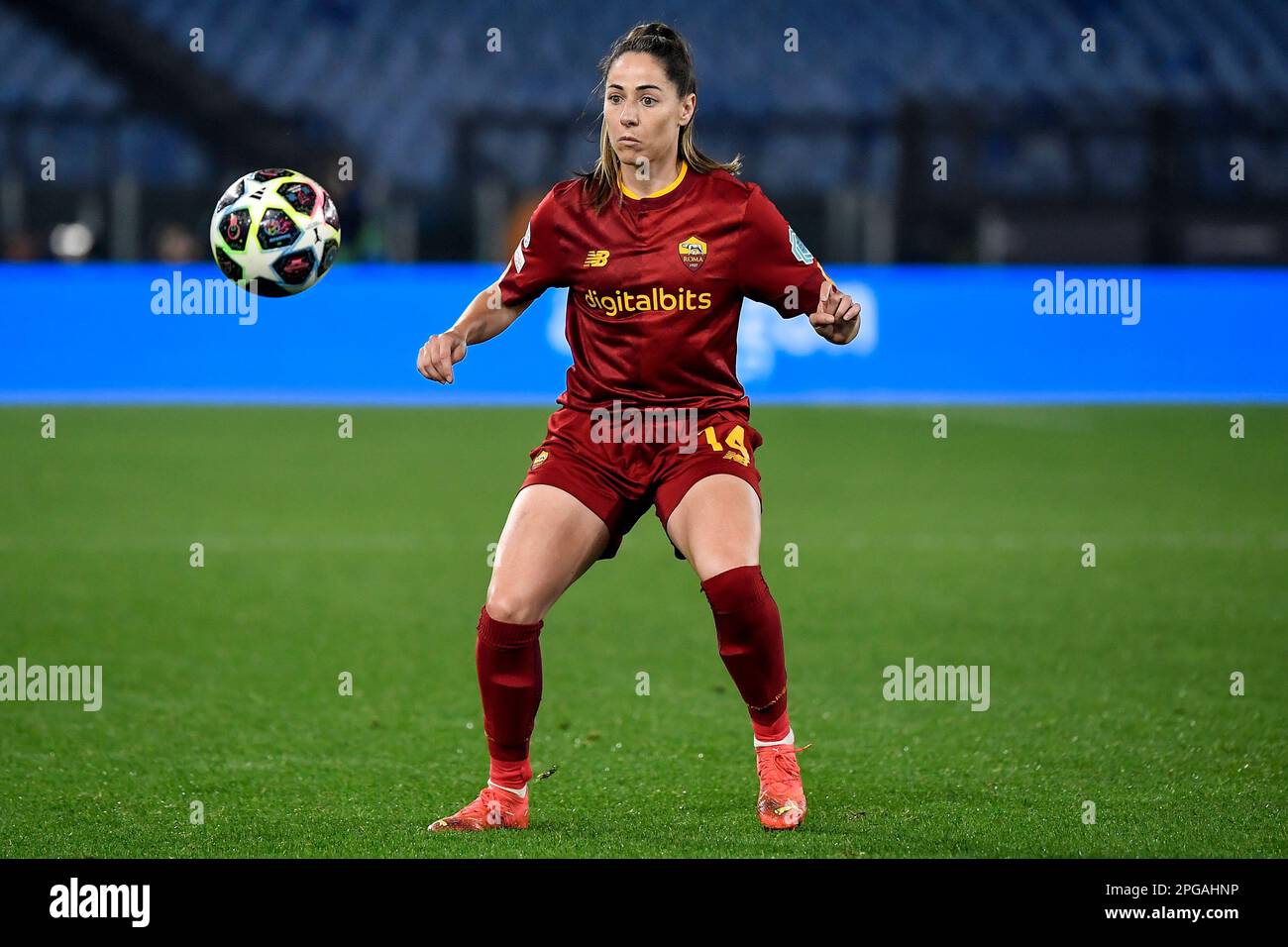 Rome, Italy. 21st Mar, 2023. Victoria Losada of AS Roma in action ...