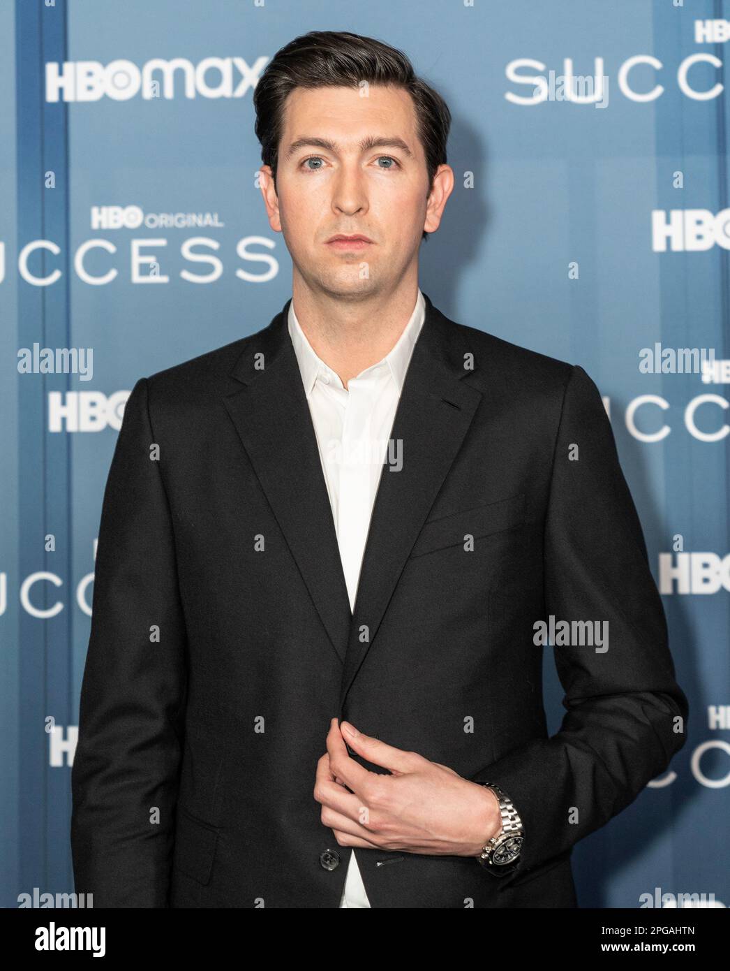 Nicholas Braun attends HBO's "Succession" Season 4 Premiere at Jazz at ...