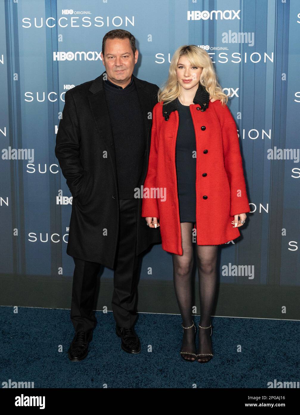 New York, United States. 20th Mar, 2023. Kevin Messick (L) attends HBO ...