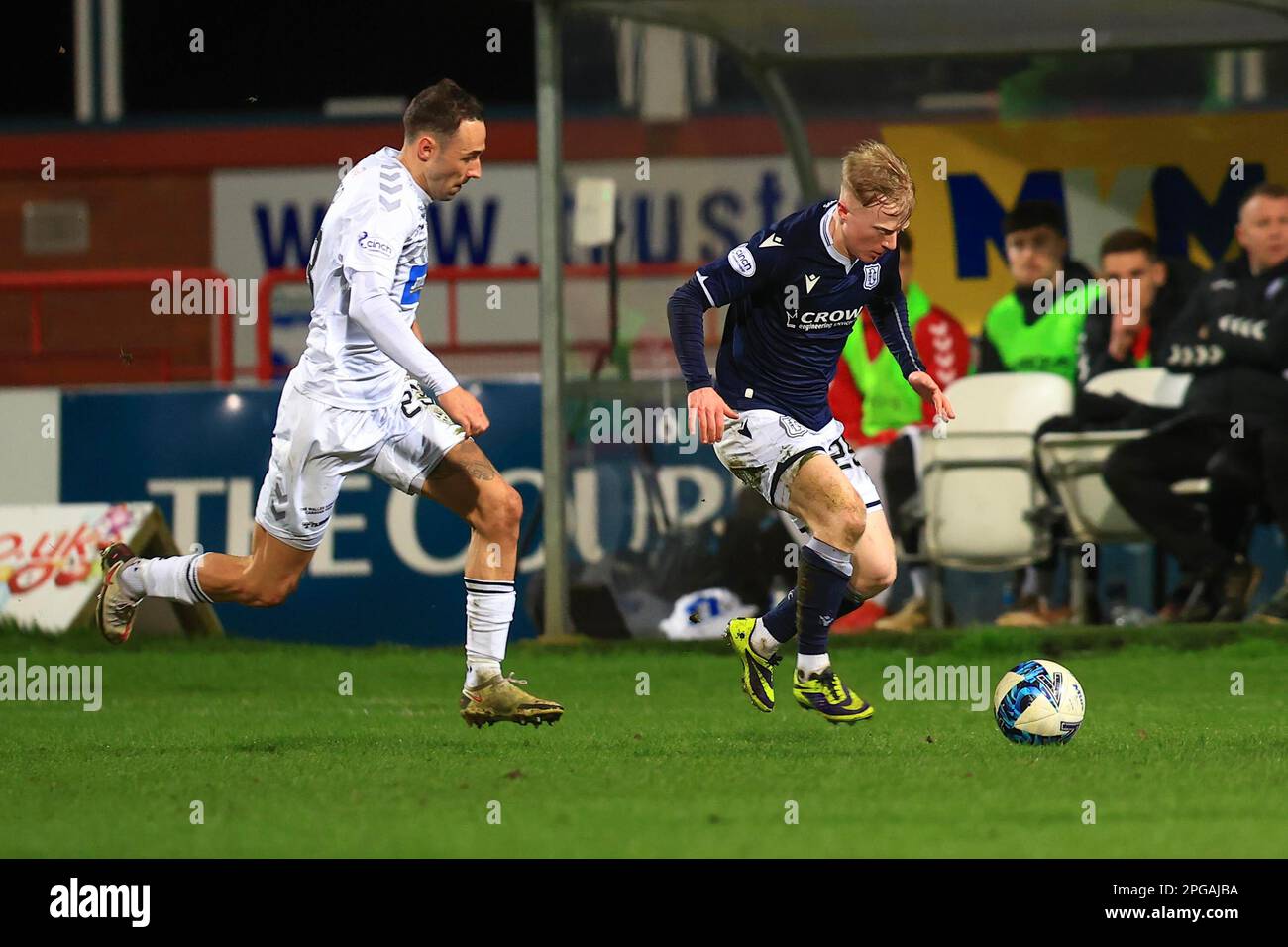 21st March 2023; Dens Park, Dundee, Scotland: Scottish Championship ...