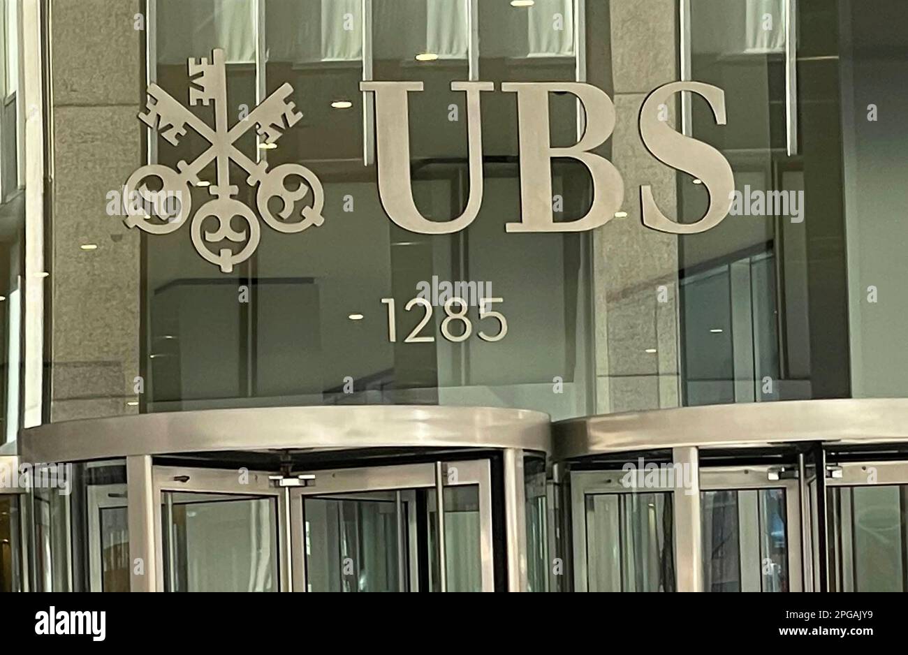 Photo by: STRF/STAR MAX/IPx 2023 3/21/23 UBS Headquarters is seen on ...