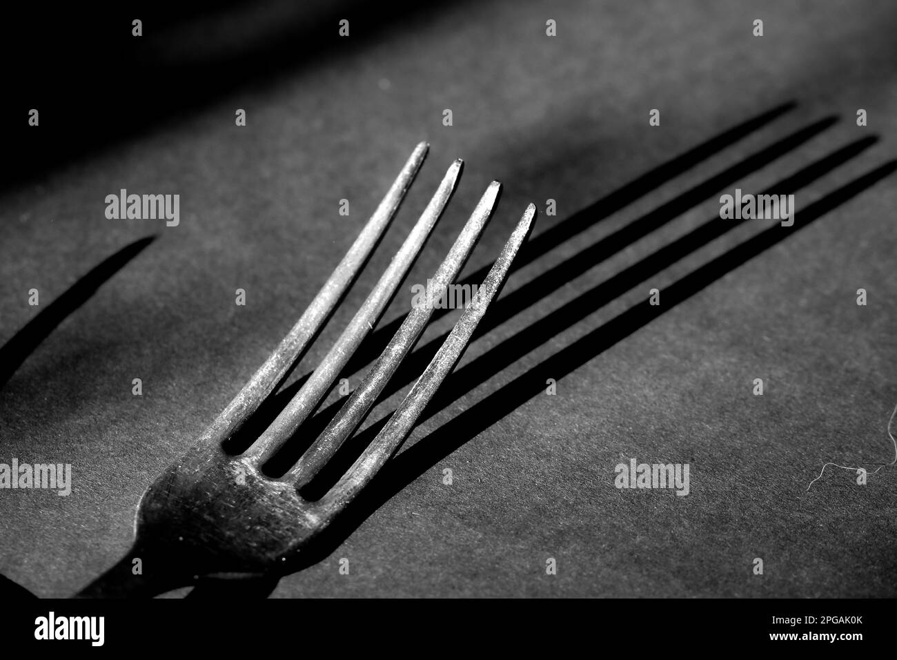 Vintage silver fork spoons hi-res stock photography and images - Alamy