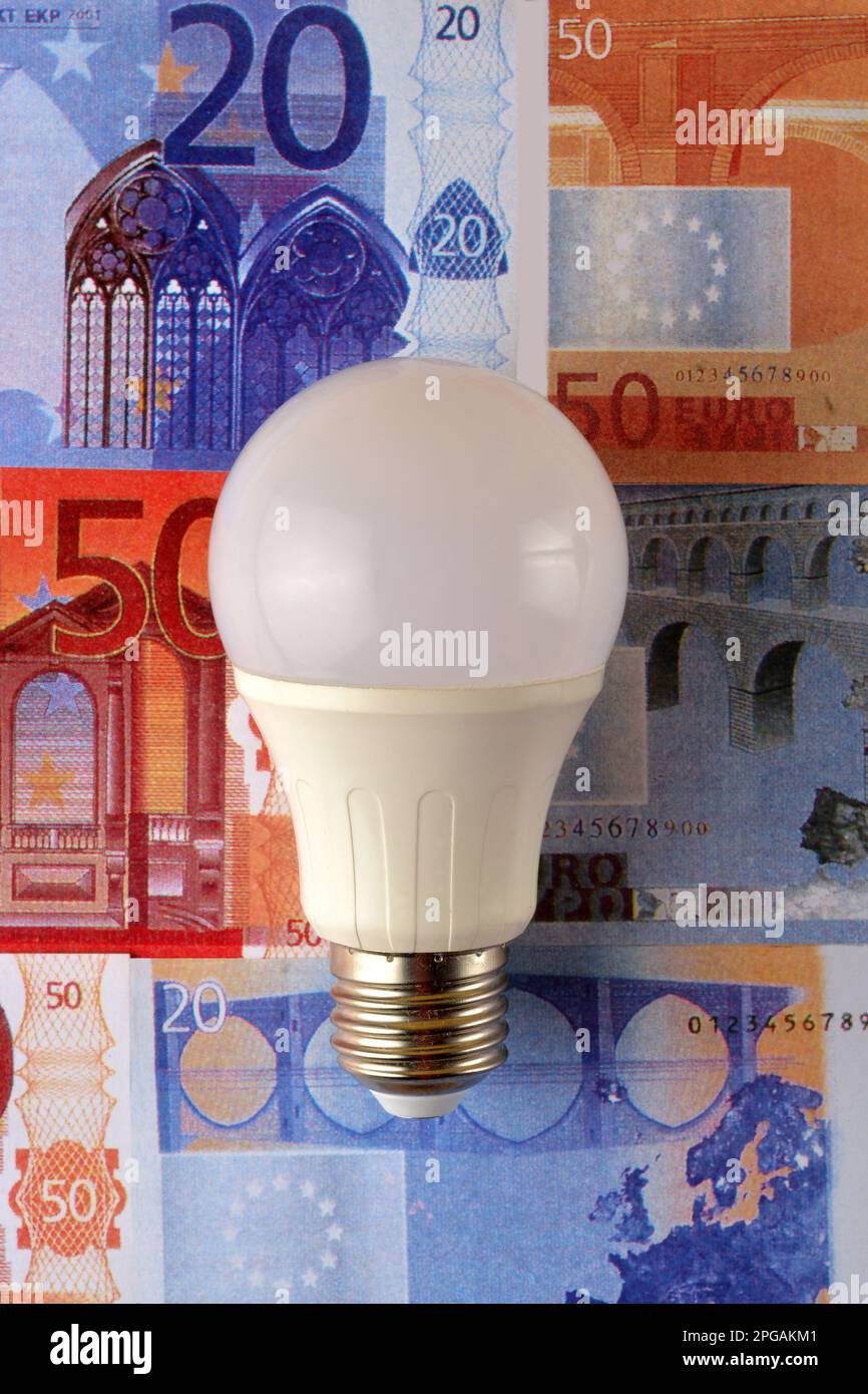 Electricity bill euros hi-res stock photography and images - Alamy