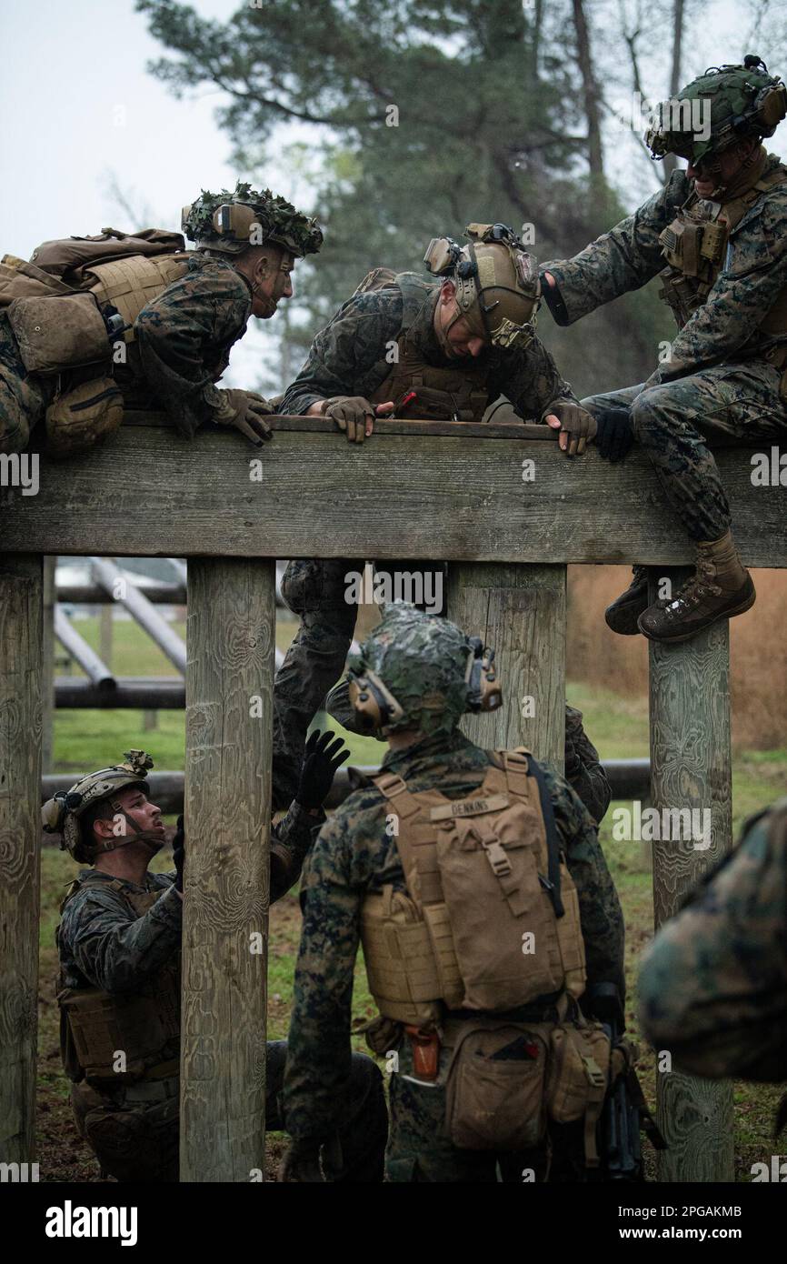 U.S. Marines with the 2nd Marine Division participate in the 2023 Super ...